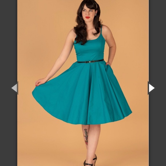 Tatyana | Dresses | Nwt Tailor Twirl Turquoise Peggy Dress Size 4x ...